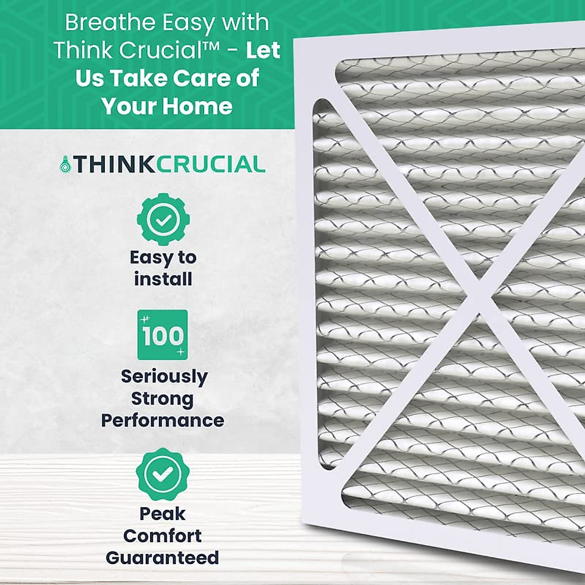 Crucial Air Purifier Filter – Compatible with Hunter® Brand Filter Part # 30931 – Models 30201, 30212, 301213, 30240, 30241, 30251, 30378, 30379, 30380, 30381, 30382, 30383 – Bulk Packs (2 Pack)