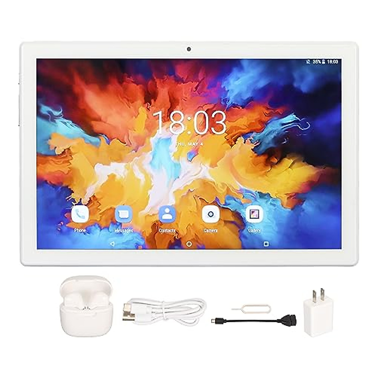 DAUERHAFT HD Tablet, Octa Core Processor 100-240V Gaming Tablet Front 8MP Rear 20MP for Android 11.0 for School (#1)