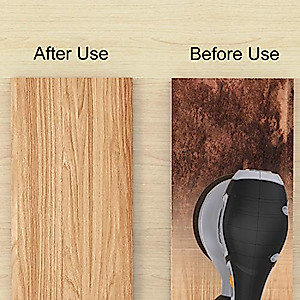 Jellas 5-Inch Random Orbital Sander with 18Pcs Sandpapers, 13000RPM 6 Variable Speed Sander Machine, High Performance Dust Collection System for Woodworking, 2.5A, Dust Collection Bag Include - OS280