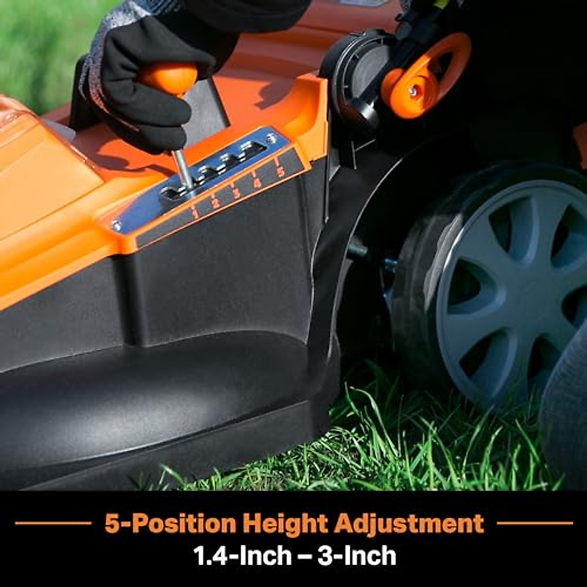 LawnMaster CLMF4817E 48V MAX* Brushless Mower with 2X24V MAX* 4.0Ah Battery and a Dual Charger