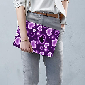 Case for Samsung Galaxy Tab A8 10.5 Inch 2022 Model (SM-X200/X205/X207), Galaxy Tab A8 10.5 inch Tablet Cover, Slim Folding Stand Cover with Auto Wake/Sleep, Purple Heart Balloon