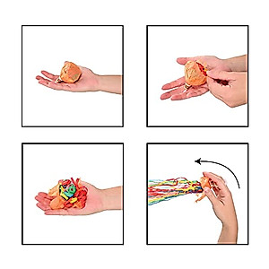 Beistle 5 Piece No Mess Paper Throw Streamers Confetti for New Year's Eve, Wedding, Birthday, Graduation Party Favors, 3" x 2.5", Multicolor