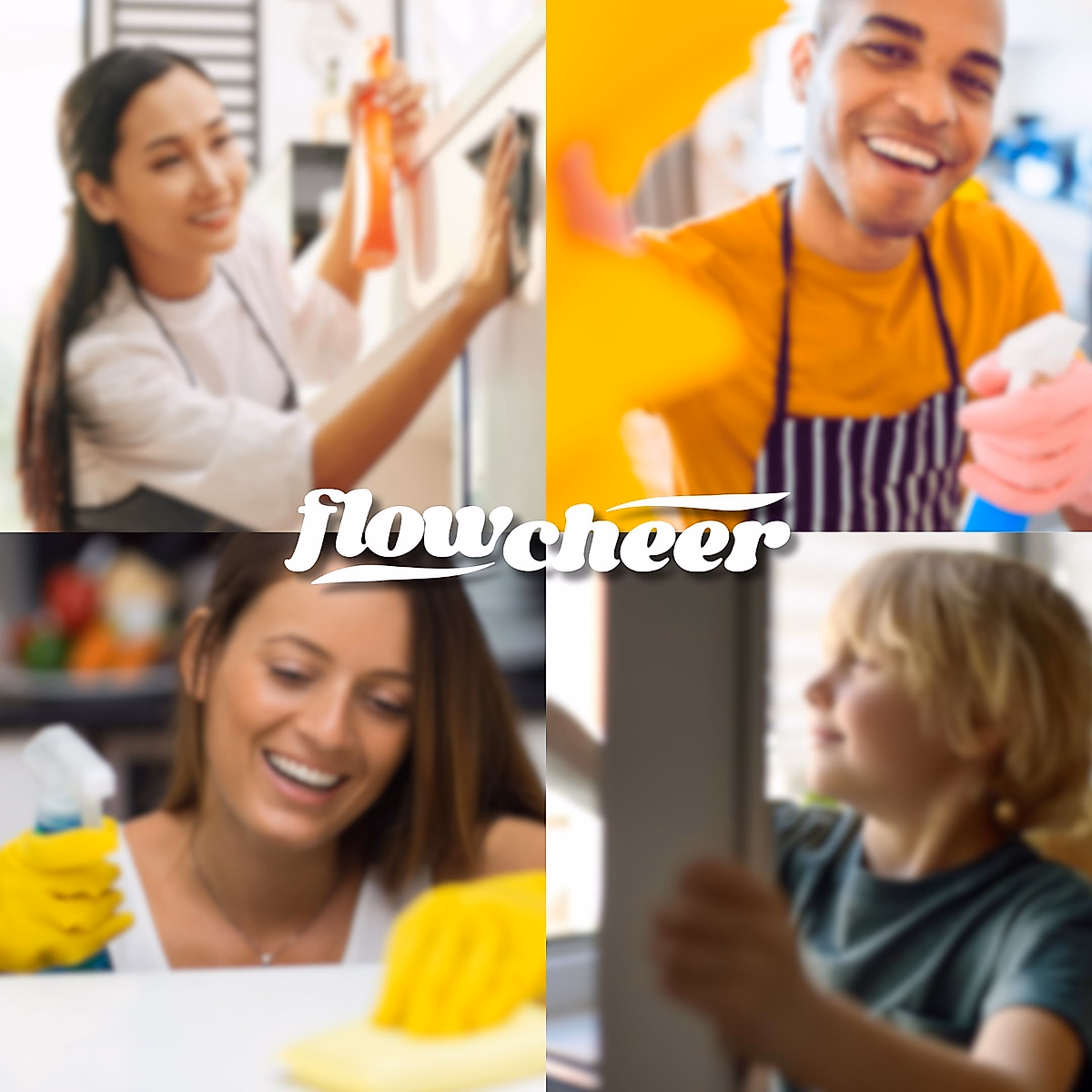 flowcheer Multi Surface Cleaner Refills -All Purpose Cleaner Refill Tablet-Makes 204 fl oz(12 x 17 Fl oz) Bottles of Spray Cleaner for Household&Kitchen Cleaning-Lavender Scent(Not Included Bottles)