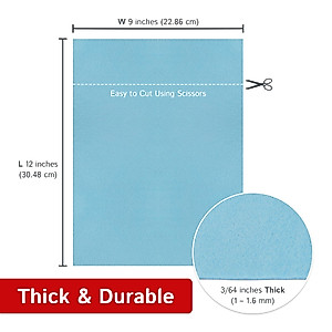 The Felt Store Craft Felt Assorted Sheets - 9" x 12" - 25-Piece Pack- Craft Fabric for DIY Arts & Crafts, Decorations - Soft and Durable Craft Felt - Crafting & Embroidery Material – Charcoal