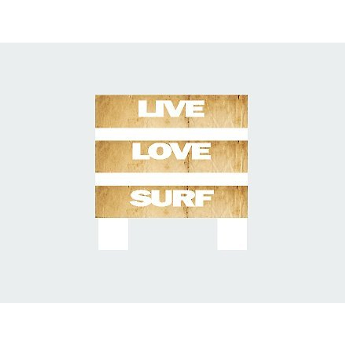 Surf Cake Topper with Sugar Surfboards, Sugar Hibiscus Flowers, Palm Trees and Surf Sign