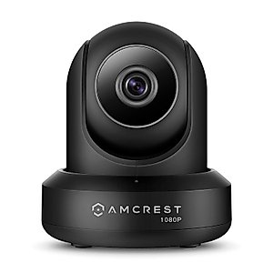 Amcrest New 1080p WiFi Camera Indoor, 2MP Pan/Tilt Home Security Camera, Auto-Tracking, Motion & Audio Detection, Privacy Mode, Enhanced Browser Compatibility, H.265, Two-Way Talk IP2M-841B-V3 (Black)