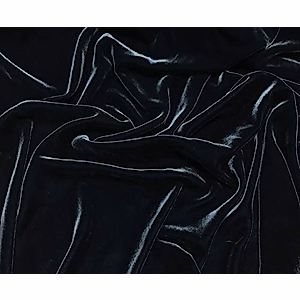 Peacock Blue - Silk/Rayon Velvet Fabric