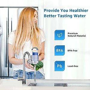 Filterlogic NSF Certified Water Filter, Replacement for Pur® RF9999® Faucet Water Filter, Pur® Faucet Model Pur-0A1,FM-2500V, FM-3700, PFM350V, PFM400H, (Pack of 6),Model No.: FL-FF08