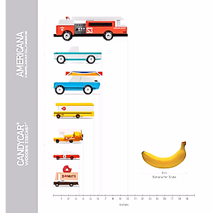 CANDYCAR® Wooden Diecast Collection - Yosemite RV, Premium Handcrafted Beech Wood Toy Car