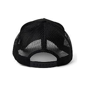 Happy Dad Trucker Hat, Black, Trendy Mens Hats with Breathable Mesh Back, Adjustable Snap Closure, Birthday Gifts for Men and Women, Snapback Cap