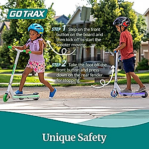 Gotrax Scout Electric Scooter for Kids Ages 4-7, Max 3 Miles Range and 6Mph Speed, 5" Flash Front Wheel and Unique Pedal Light, UL2272 Certified Aprroved Electric Kick Scooter for Boys Girls Pink