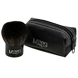 Kabuki Foundation Brush - Premium Synthetic Vegan Bristles, Soft & Compact Face Makeup Brush for Smooth & Flawless Application | Powder Foundation Brush by Mommy Makeup