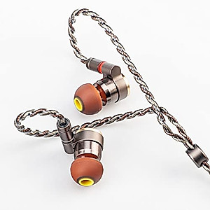 TINHiFi T4 Plus N54 Ultra External Magnetic Circuit Design 0.78 2PIN HiFi IEM T-Type CNT Composite Vibration Plate and Low Rebound Sponge (S/M/L) in-Ear Headphones for Audio Lovers