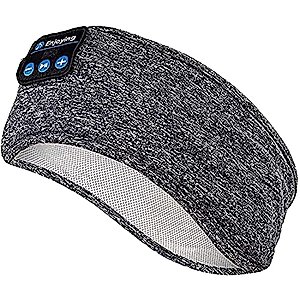 Perytong Sleep Headphones Wireless, Bluetooth Sports Headband Headphones with Ultra-Thin HD Stereo Speakers Perfect for Sleeping,Workout,Jogging,Yoga,Insomnia, Air Travel, Meditation, Grey