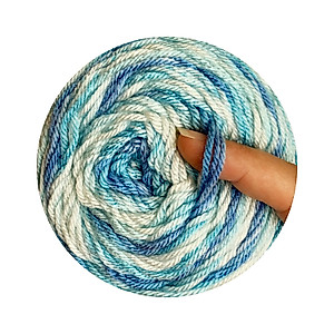 Troyarn Royal Batik (1- Skeins Pack) Ombre Yarn with Rainbow Colors,Soft Yarn for Crocheting and Knitting0 Anti-Pilling Acrylic 1x140 gr (1x383 yds) (10606)