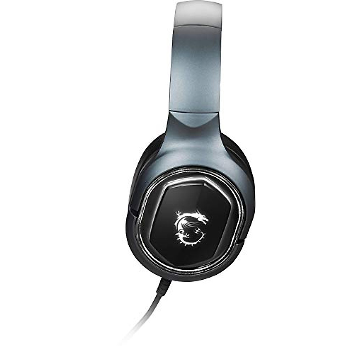 MSI Immerse GH50 Wired Gaming Headset, 7.1 Surround Sound, Foldable Metal Headband, RGB Mystic Light, Carrying Pouch Included, PC/Mac