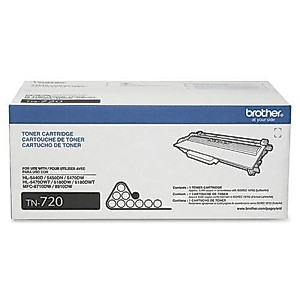 Brother Toner Cartridge, 3,000 Page Yield, Black (TN720)