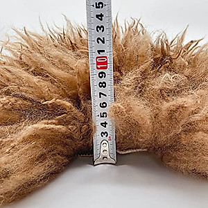 YEPTAME Newborn Photography Props Wool Mats Baby Photography Basket Filler Infant Posing Props Sofa Flokati Blanket for Newborn Bed Chair 100% Genuine Wool