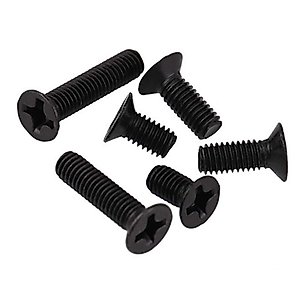 SUNQQA 20/50/100Pcs Laptop Repair Fastener Screws Flat Head Screw Phillips Screws Computer Screws M1 M1.2 M1.4 M1.6 M2 M2.5 M3 M4 (Length : 8mm 50Pcs, Size : M4)