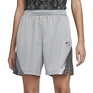 Nike Dri-FIT ISoFly Women's Basketball Shorts (US, Alpha, XX-Large, Regular, Regular, Gray/Black)