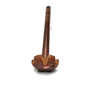 Happie Shopping Wooden mathani, Mixer,Hand Blender(saag/dal/lassi ghotni) Masher in Pure shisham Wood (Size 14 inch)
