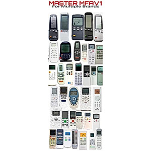 Master Universal Air Conditioner Remote for Airwell