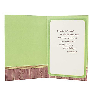 Hallmark Birthday Card for Dad (Loved and Appreciated)