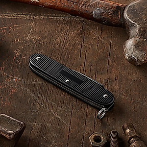 Victorinox Swiss Army Pioneer Knife, Black, 91mm