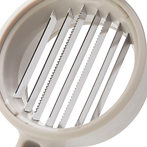 Chef'n FreshForce Hand-Held Slicer, Slices Mushrooms, Strawberries, Kiwis and More, Taupe