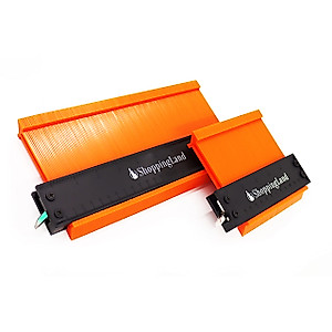 The Super Gauge Shape and Outline Tool For Flooring- Contour Gauge 10"& 5" Adjustable Widen Set- Shape Duplicator Profile Gauge with Lock- Woodworking Templates, Construction Tool (Allen Wrench Style)