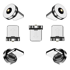 Raosky Magnetic Charging tips (iPios Tips) 7pack,just Magnetic tips (iProduct tips),without USB Cables& Non-Data,Compatibility for iOS-SmartSeries