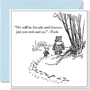 Winnie The Pooh Birthday Cards for Men & Women - My Favorite Day - Sweet Happy Birthday Card for Mom Dad Papa Pops Sister Brother Daughter Uncle Aunt Grandma Grandpa 5.7 Inch Bday Greeting Cards