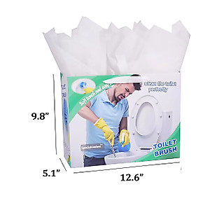 ysmile 13" Funny Gift Bag with Wrapping Tissue for Men Women Large Paper Bag with Handle Single 1 Pack (Hide Your Real Present)