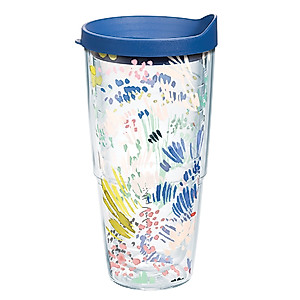 Tervis Kelly Ventura Valley Bright Made in USA Double Walled Insulated Tumbler Travel Cup Keeps Drinks Cold & Hot, 24oz, Classic
