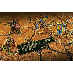 LITKO 3-inch Fight Gauge | Combat Movement | Compatible with Warhammer Age of Sigmar 3rd Edition (Translucent Green)