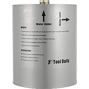 Tool Daily Pressure Washer Foot Valve for Sewer Jetter Kit, as Power Washer Ball Valve, 4000 PSI