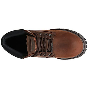 Skechers Men's Sargeants-Verdict Waterproof Boot Fashion, Dark Brown, 11