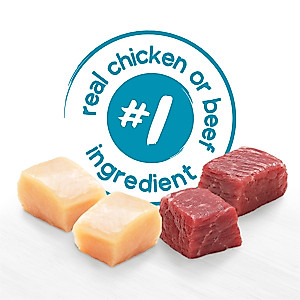 Beneful IncrediBites with Chicken and Natural Bacon Flavor and Porterhouse Steak Flavor Wet Dog Food Variety Pack - (Pack of 12) 3.5 oz. Cans