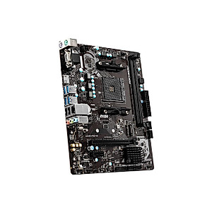 MSI A320M PRO-VH ProSeries Motherboard (AMD AM4, DDR4, PCIe 3.0, SATA 6Gb/s, USB 3.2 Gen 2, M.2 Slot, DVI/HDMI, Micro-ATX)