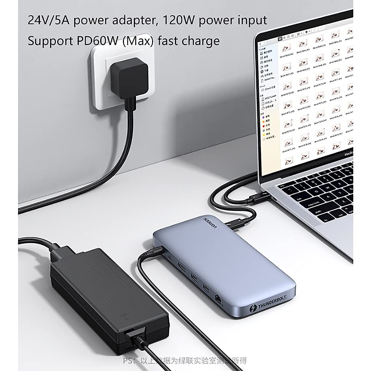 Port Expander USB C Hub 10-in-1 with DP 1.4, DC Power Port, 2 USB 3.1, USB C 3.1, USB 3.0, Ethernet, 3.5mm Audio Port, SD/TF USB Splitter