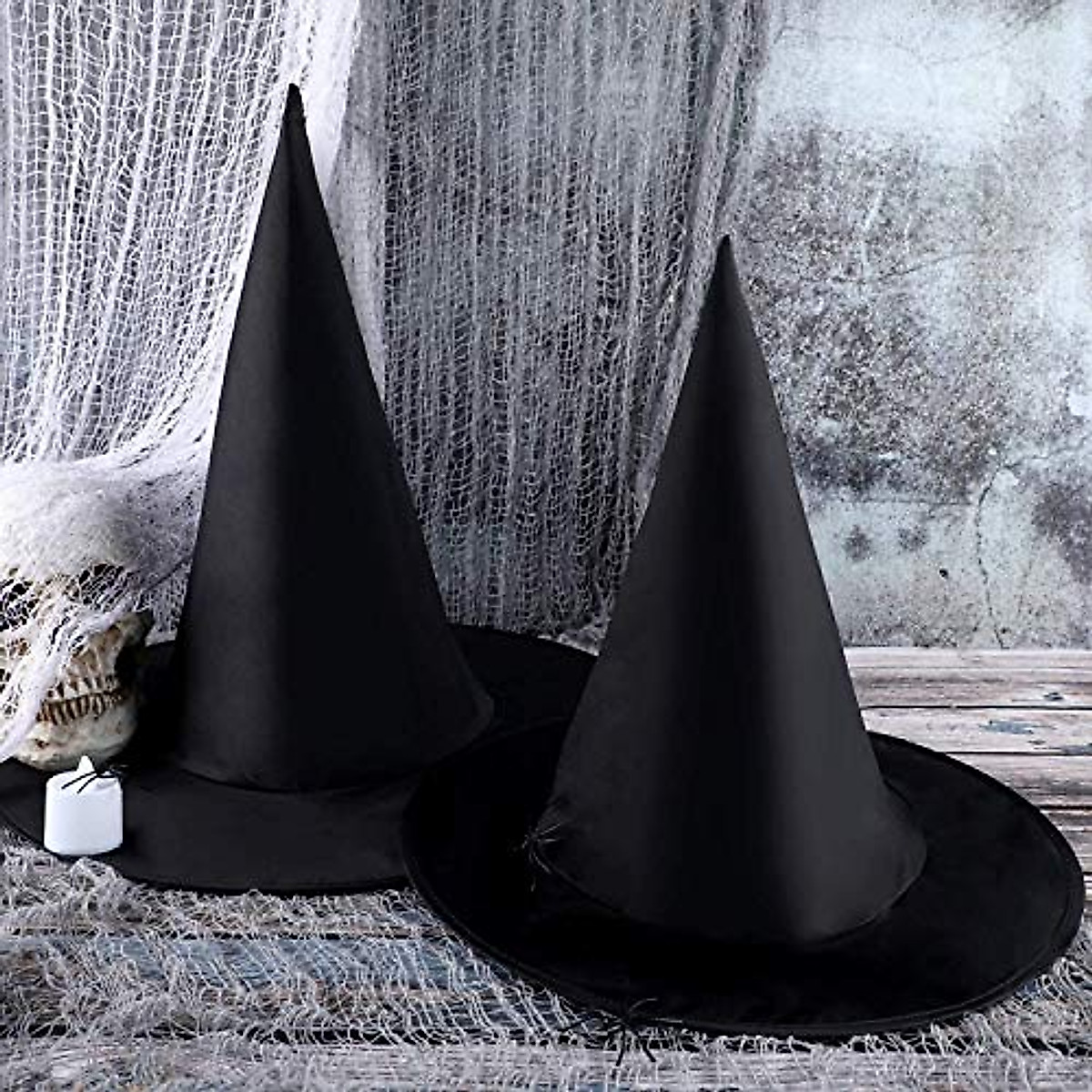 Virtue morals 16 Pieces Halloween Witch Hat Halloween Decorations Witch Hat Halloween Party Decoration Hats