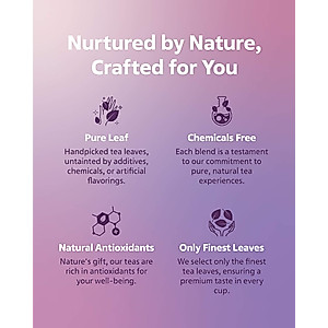 LOVARE Tea Bags Variety Pack - Made in Ukraine - Black and Green, Floral Berry, Mixed Blend Assorted Tea Collection - Tea Sampler - Tea Gift Sets for Tea Lovers (60 Bags - 12 Tastes)