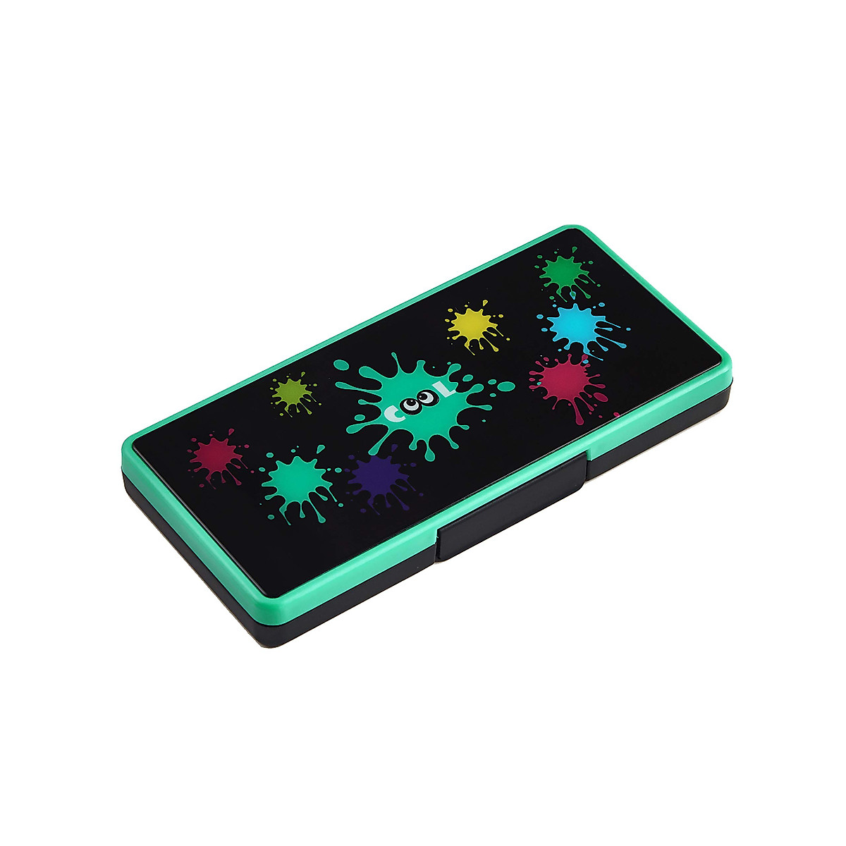 IINE Game Card Case for Nintendo Switch Game Card or Micro SD Cards, with 16 Game Card Slots, 2 Micro SD Card Slots Shockproof Water Resistant Card Holder Carrying Storage Box (Black)