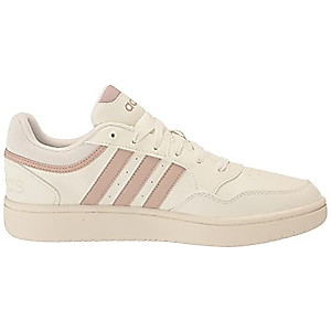 adidas Women's Hoops 3.0 Sneaker, Off White/Wonder Taupe/White, 9