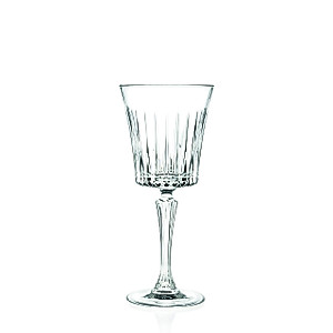 Barski Wine Glass - Goblet - Red Wine - White Wine - Water Glass - Stemmed Glasses - Set of 6 Goblets - Crystal like Glass - 7 oz. Beautifully Designed Made in Europe