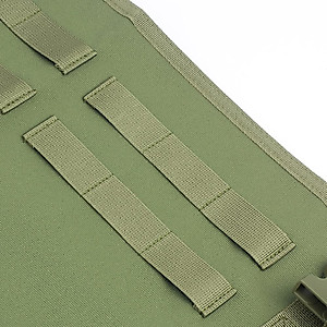 Toplimit 4" x 8" Portable Tactical Shooting Mat, Non-Padded Shooting Mat, Waterproof Non-Slip Roll-up Shooter Range Pad