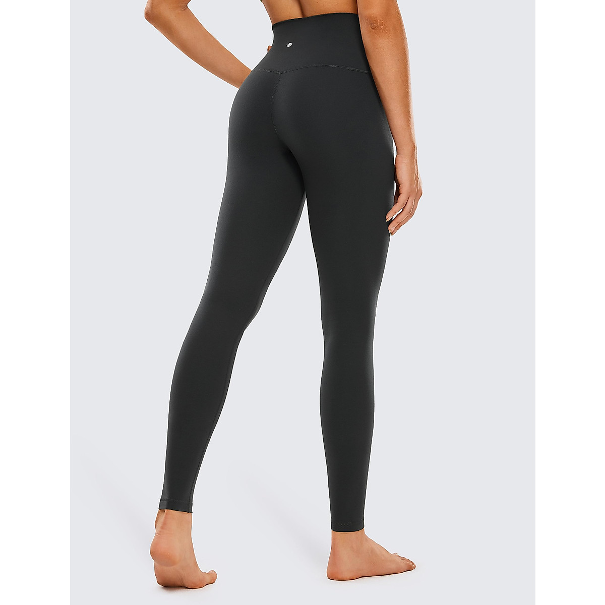 CRZ YOGA Butterluxe Extra Long Leggings for Tall Women 31 Inches - High Waisted Athletic Workout Soft Yoga Pants Black Small