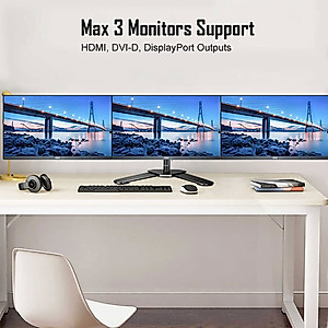 SAPLOS Radeon RX 560 4GB GDDR5 128-bit, HDMI DisplayPort DVI-D, Graphics Card for PC, Dual Air Cooling, Computer GPU Video Card Gaming, DirectX 12