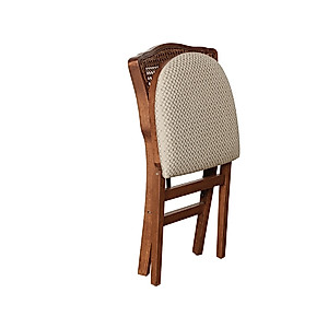 Stakmore French Cane Back Folding Chair Finish, Set of 2, Fruitwood