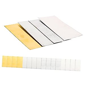 Mobestech 16pcs Fruit Battery Scientific Electrode Zinc Strip Zinc Anode Zinc Electrode Strip Anode for Zinc Electroplating Electrode Strips Electrode Strip Lab Experiment Supplies Aluminum